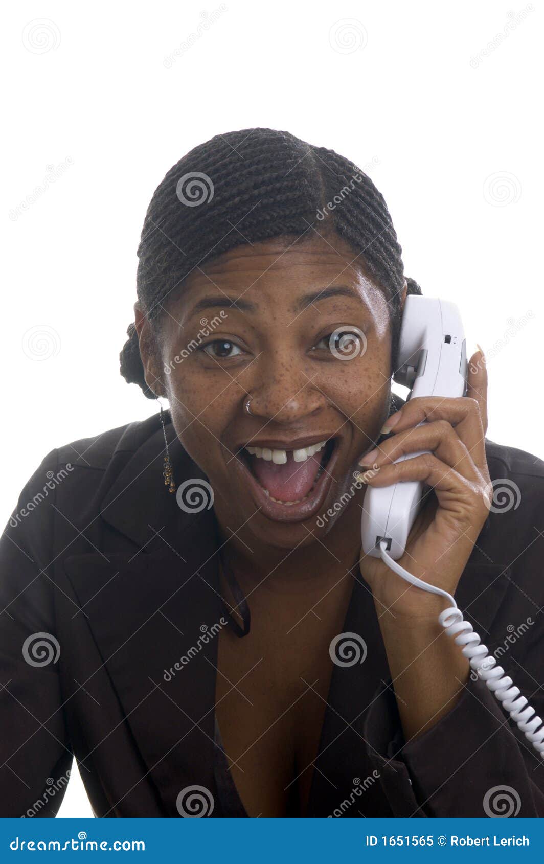 Customer Service Represenatative Beautiful Surprised Stock Image ...