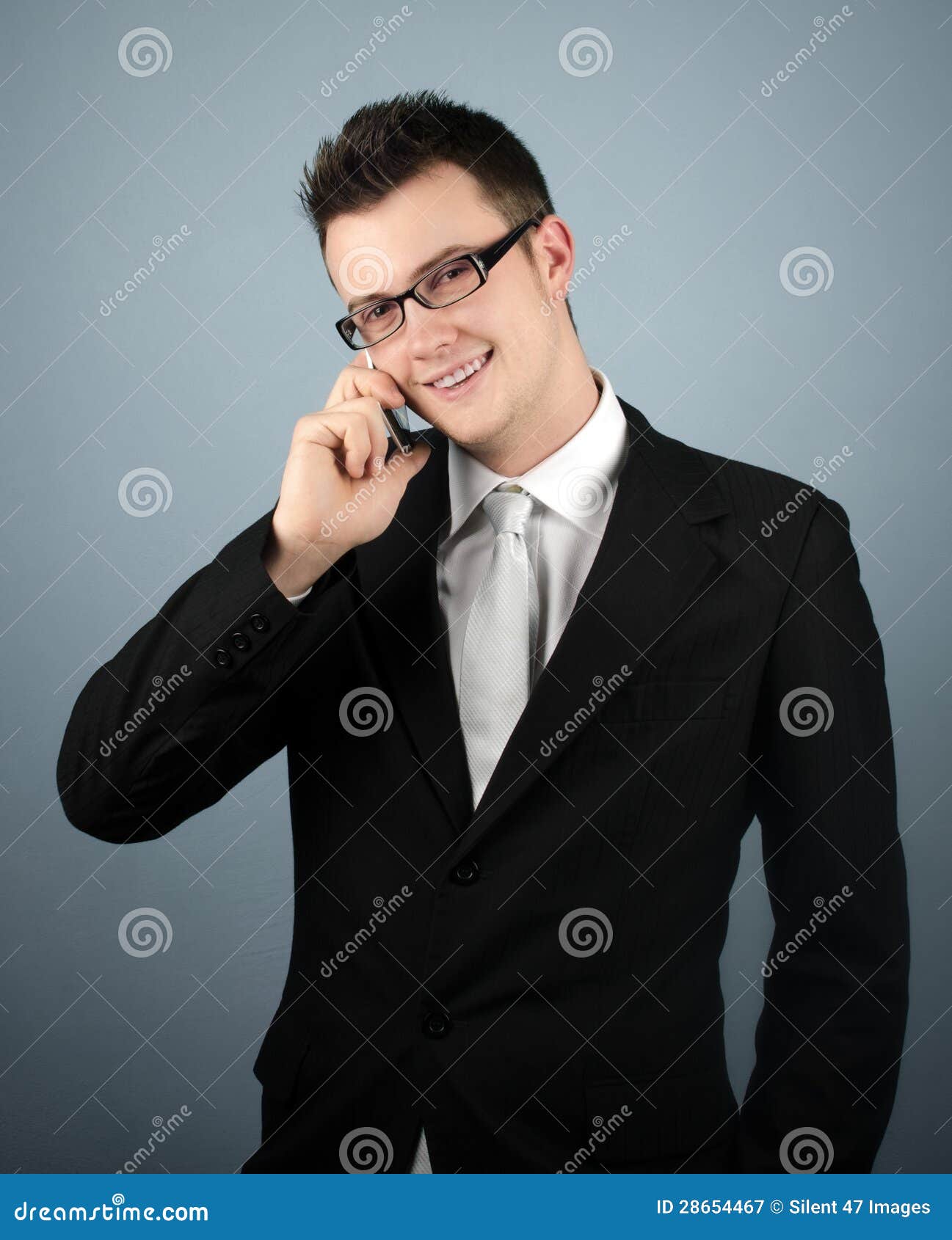 Customer Service Representative Stock Image - Image of cheerful, male ...