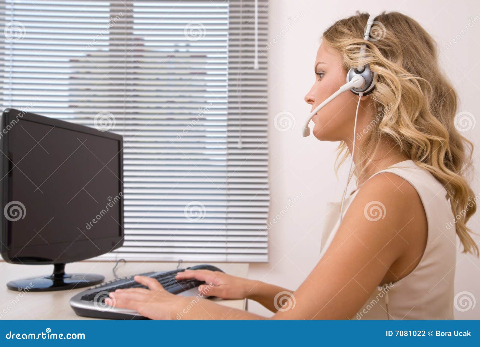 Customer Service Representative Stock Photo - Image of businesswoman ...