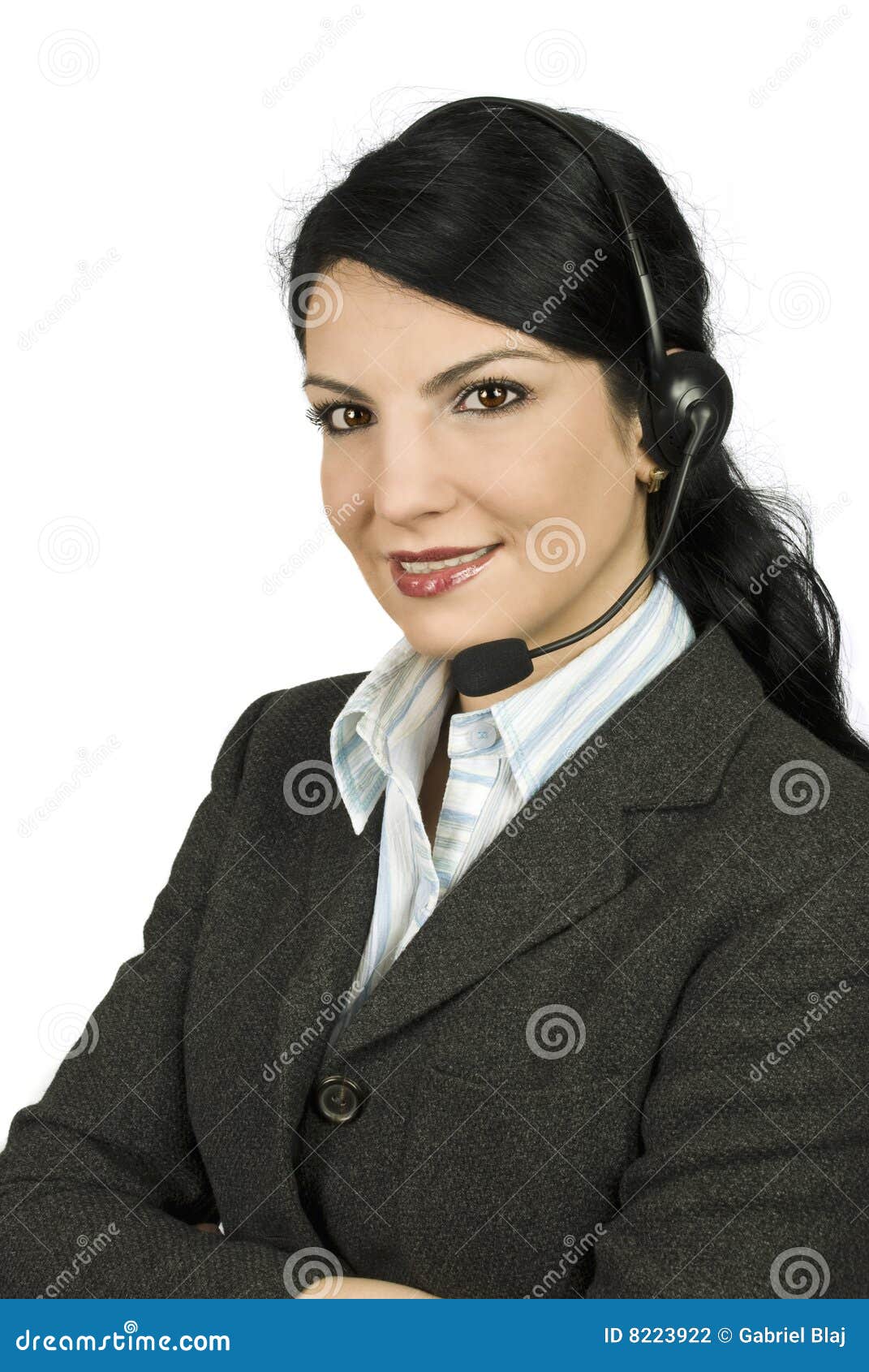 Customer Service Representative Stock Photo - Image of businesswoman ...