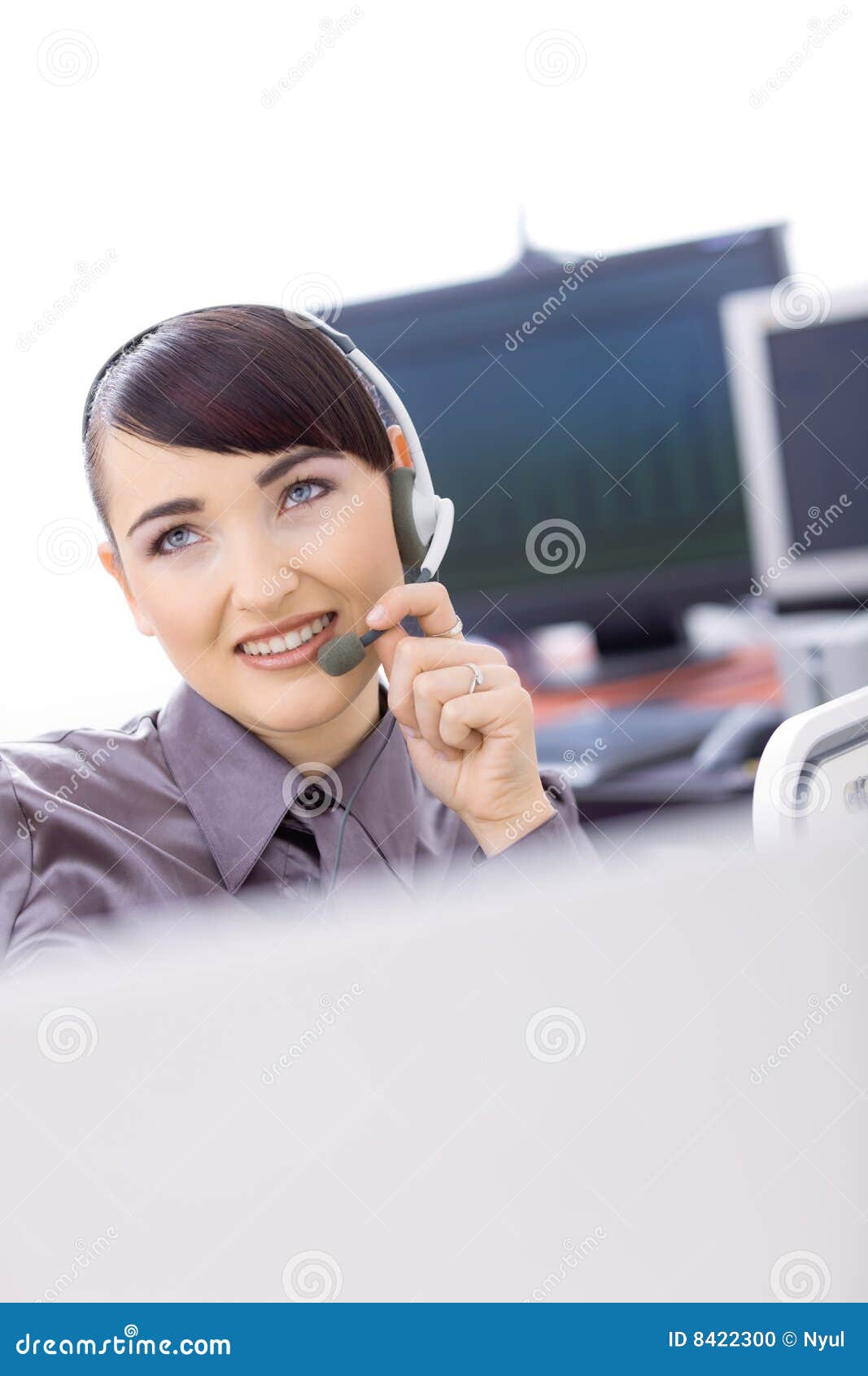 Customer Service Representative Stock Photo - Image of call, female ...
