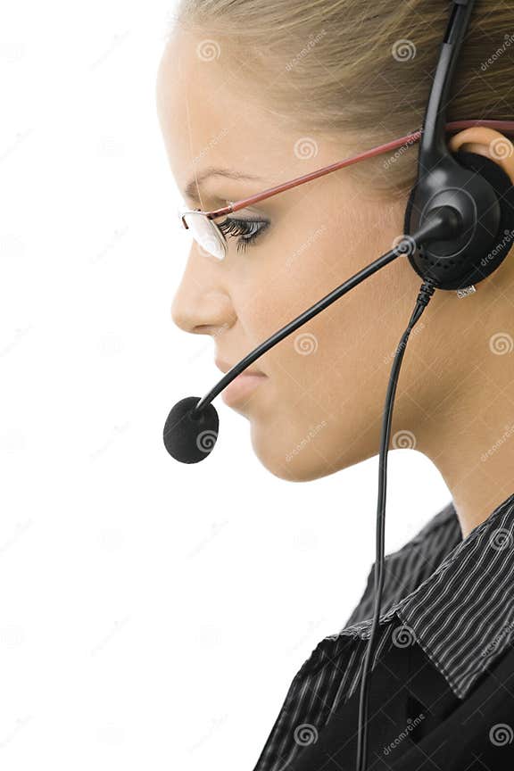 Customer Service Representative Stock Photo - Image of contact ...