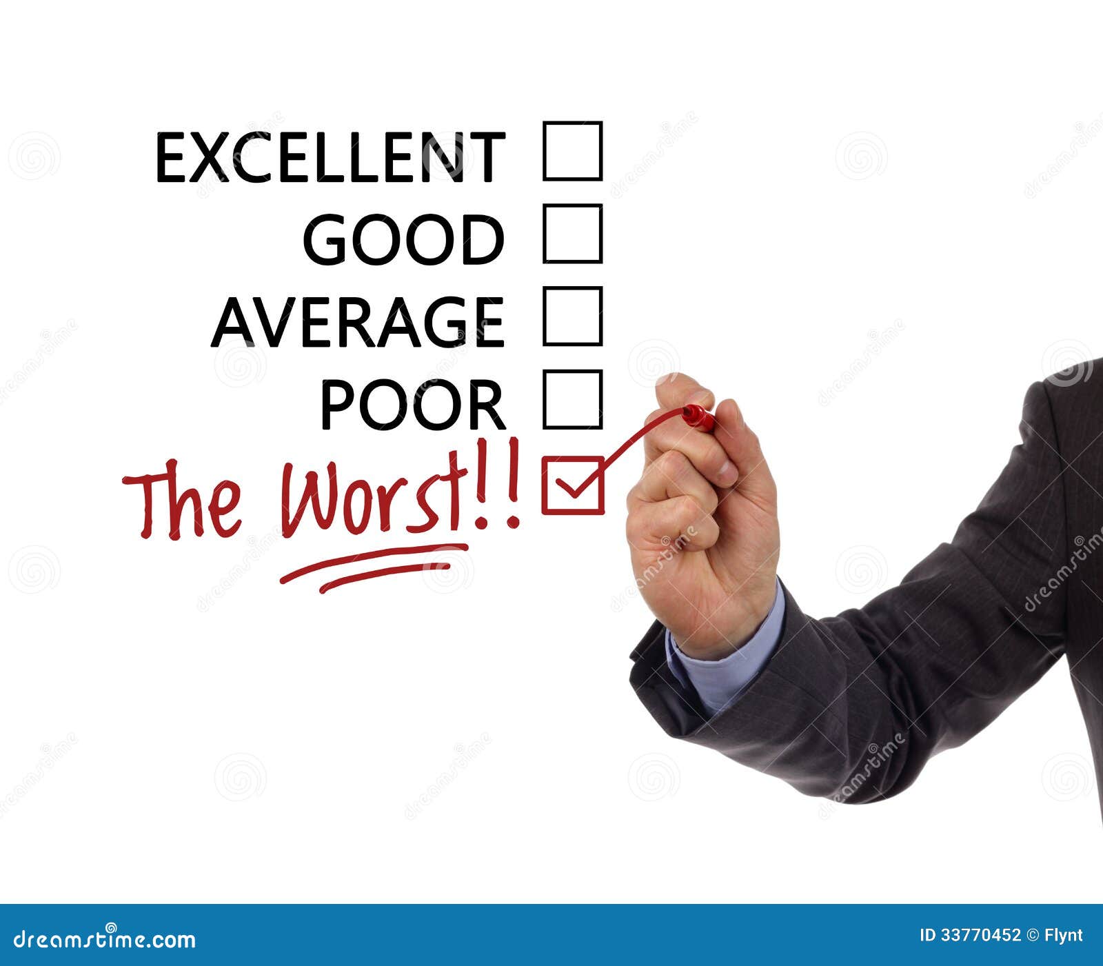 Awful Service. Portrait Of Displeased Girl In Showing Double Thumbs ...