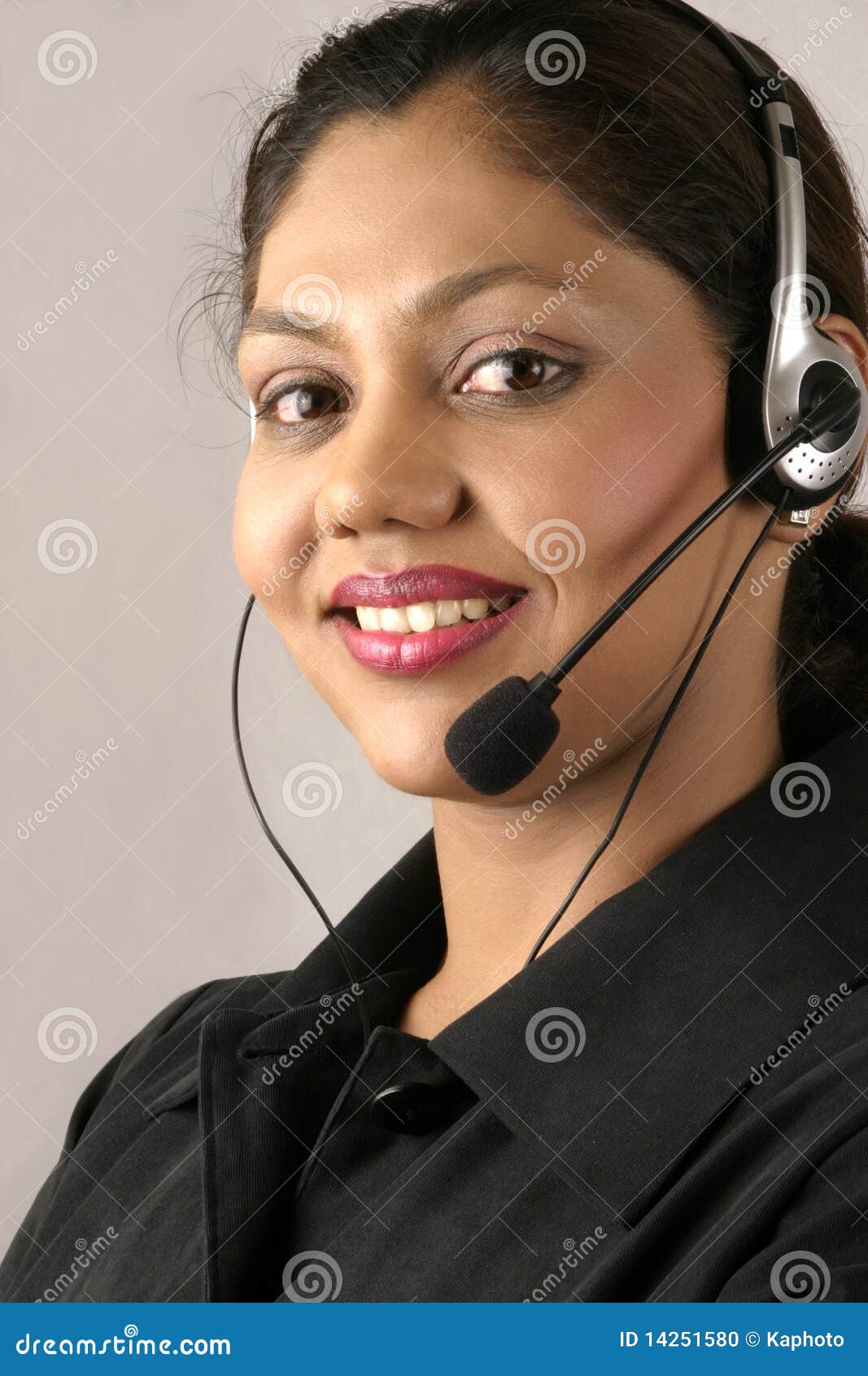 Customer Service with Smile Stock Photo - Image of lady, asian: 14251580