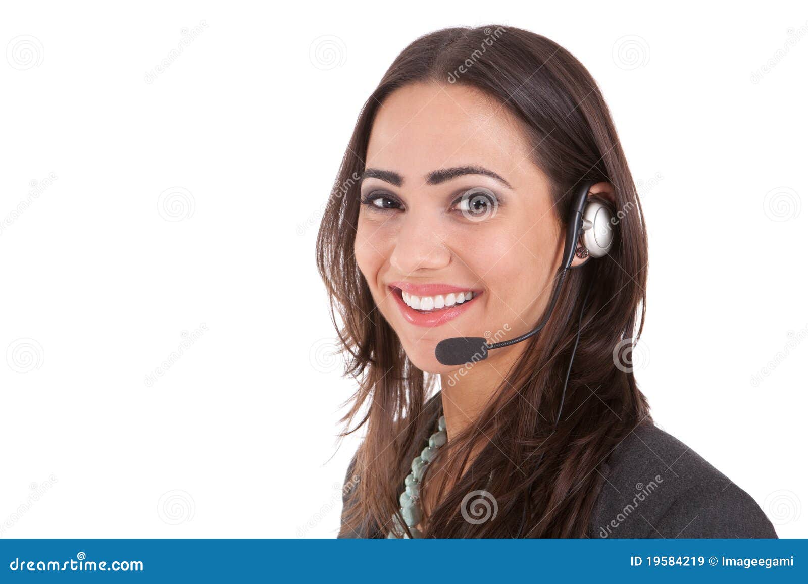 Customer Service with a Smile Stock Image - Image of customer, ethnic ...