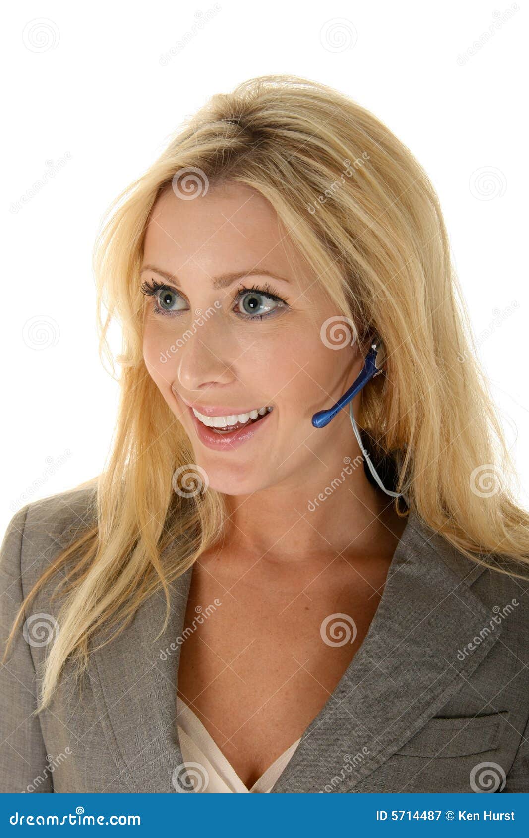 Customer Service Smile stock image. Image of beauty, female - 5714487
