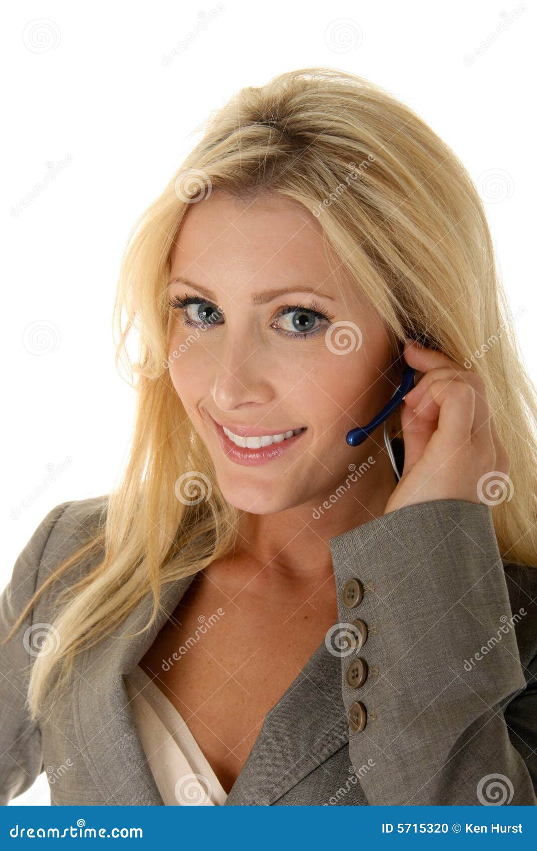 Customer Service Smile stock photo. Image of office, intelligence - 5715320