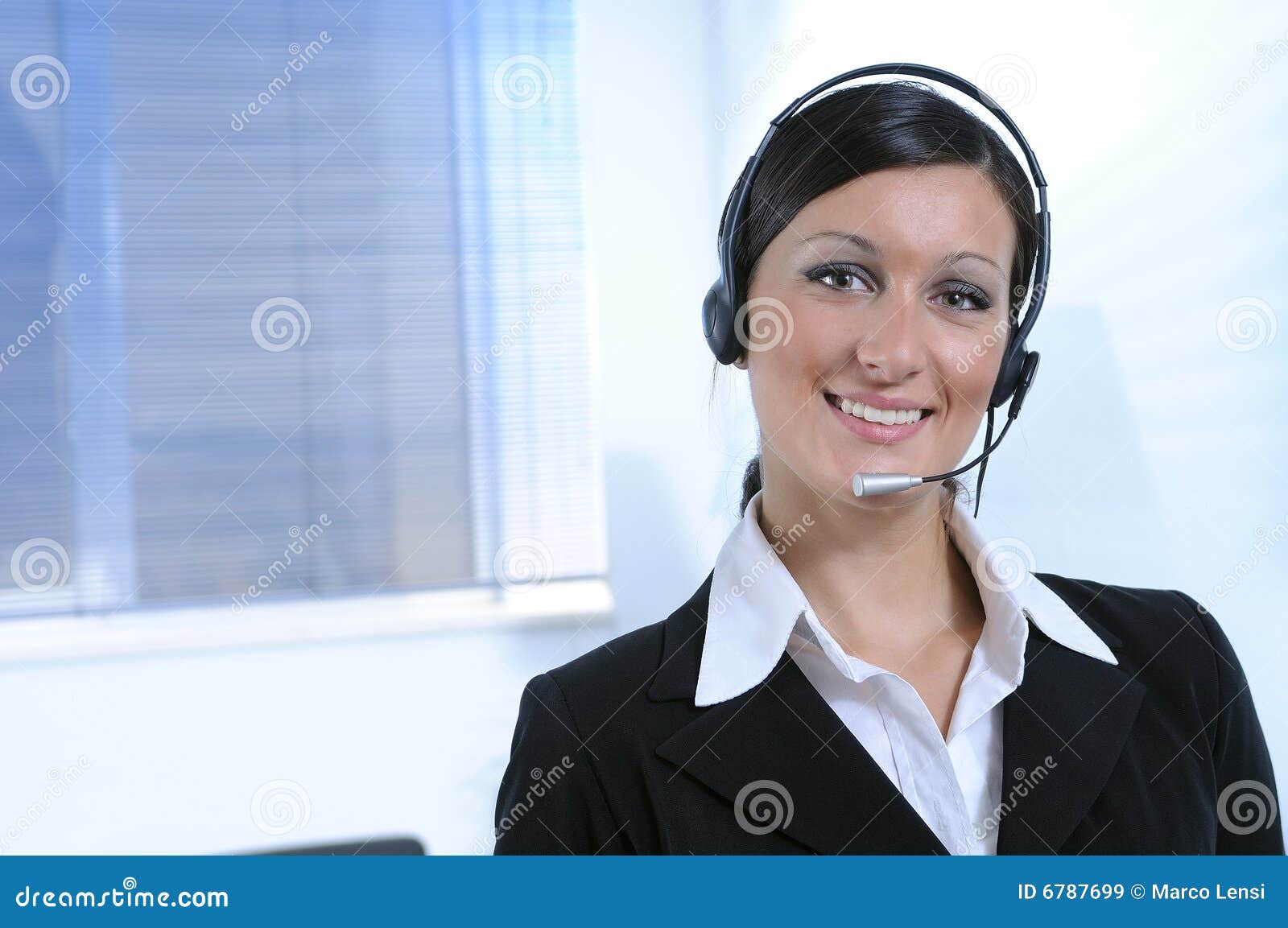 Customer service and smile stock image. Image of environment - 6787699