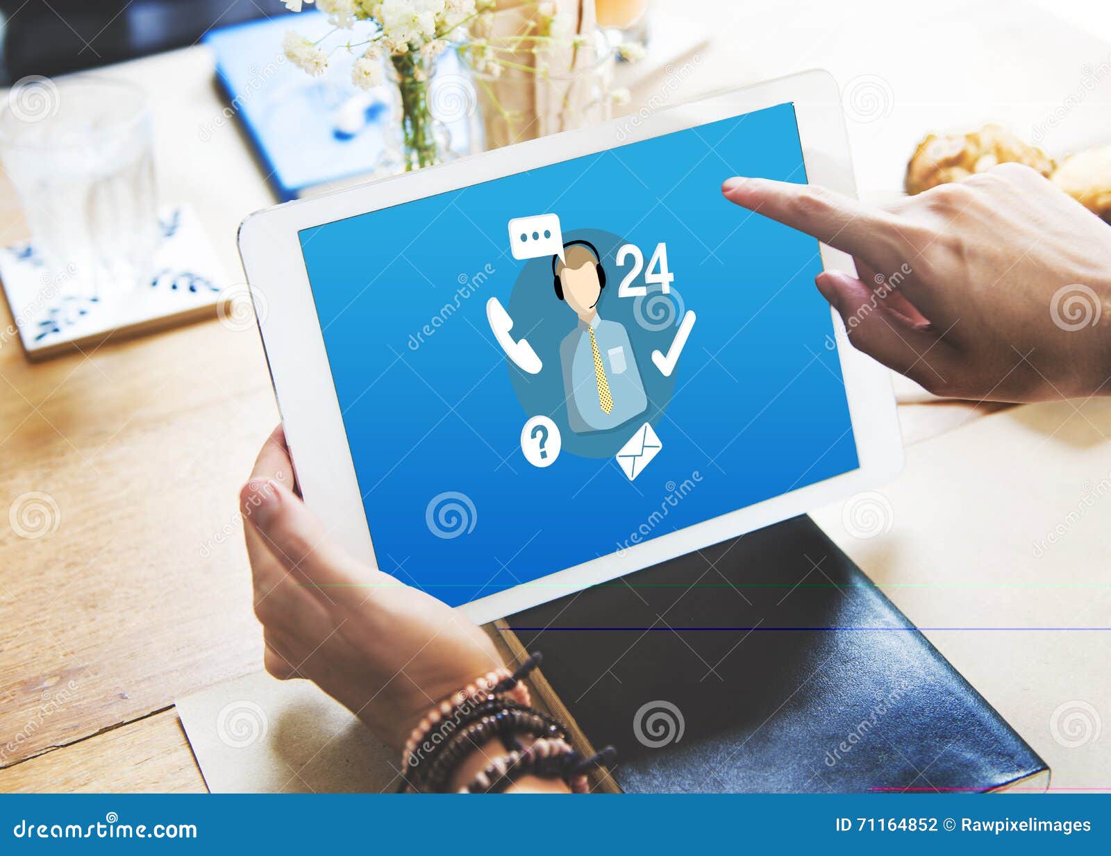 Customer Service Support Helping Advice Concept Stock Photo - Image of ...