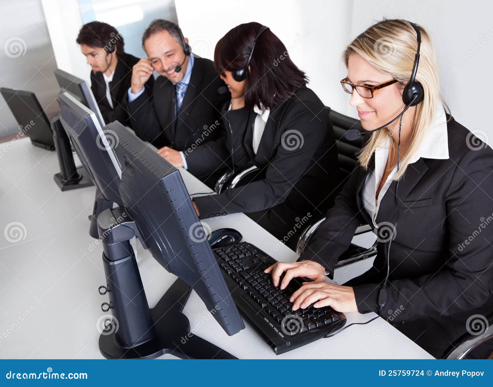 Customer Service Support People Stock Photo - Image of assistant, call ...