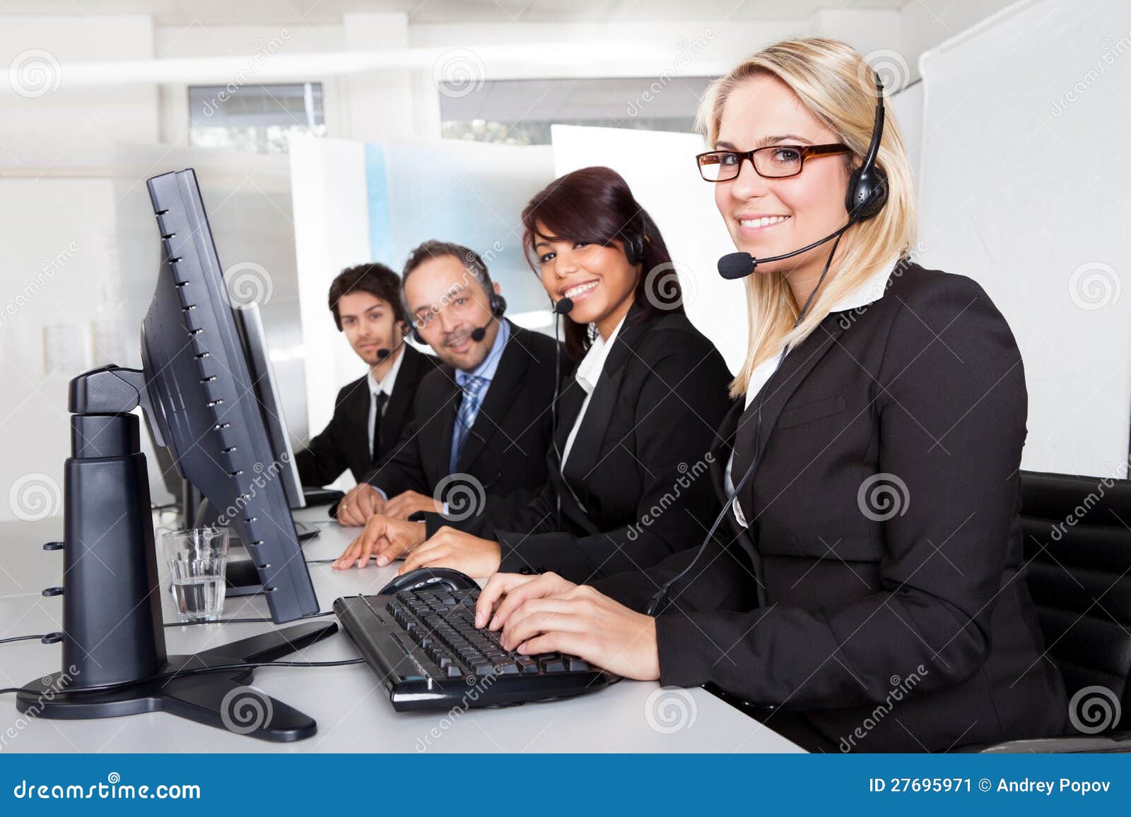 Customer Service Support People Stock Image - Image of people, contact ...