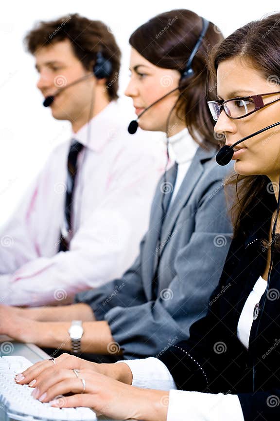 Customer Service Team stock photo. Image of hotline, career - 4702452