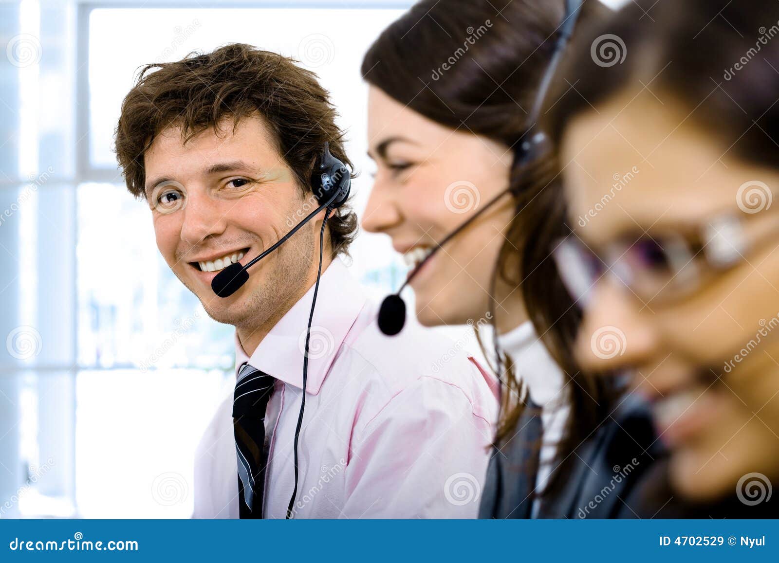 Customer Service Team stock image. Image of adult, helpline - 4702529