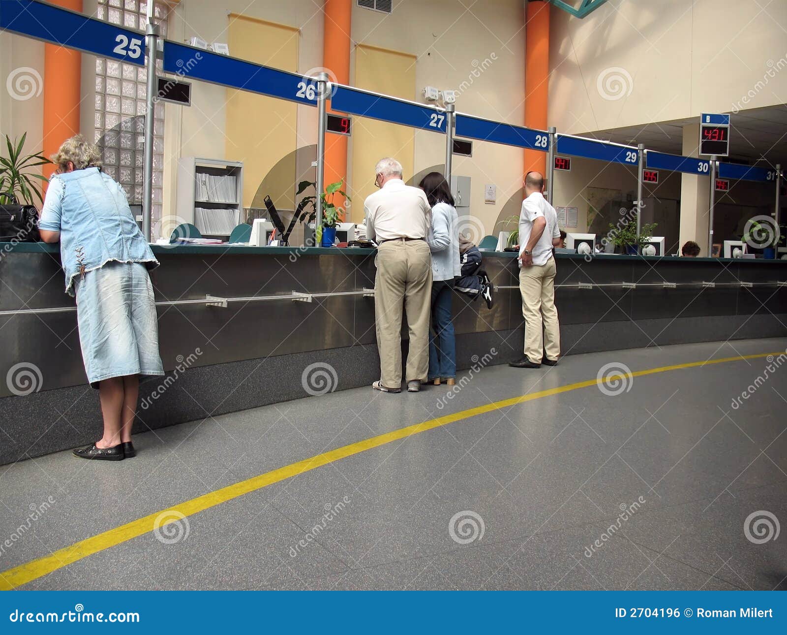 Customer service windows stock photo. Image of customers - 2704196