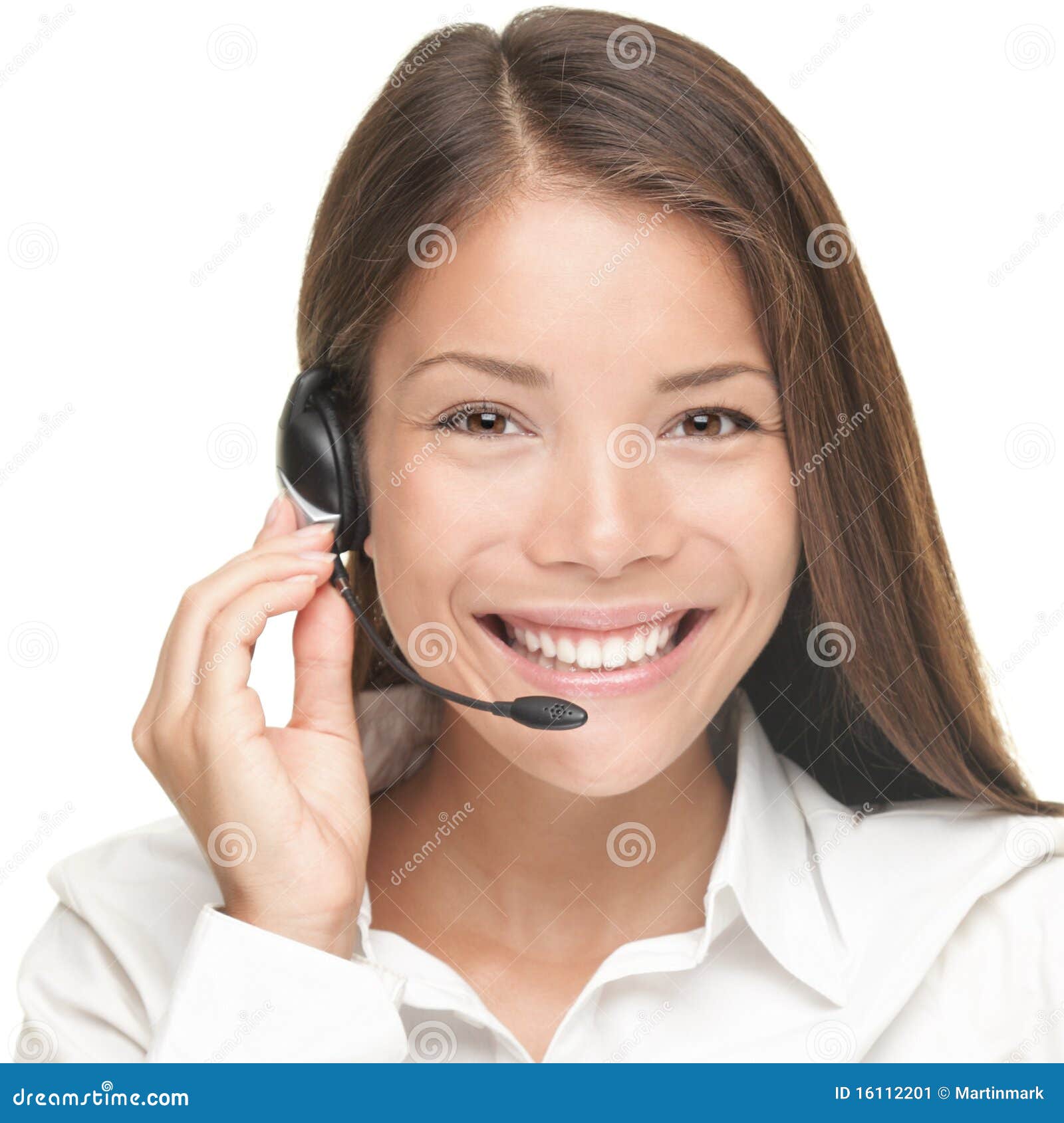 Customer Service Woman stock image. Image of model, female - 16112201