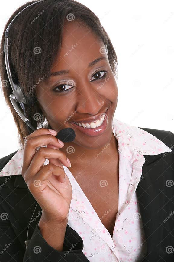 Customer Service Woman stock image. Image of american - 2784175