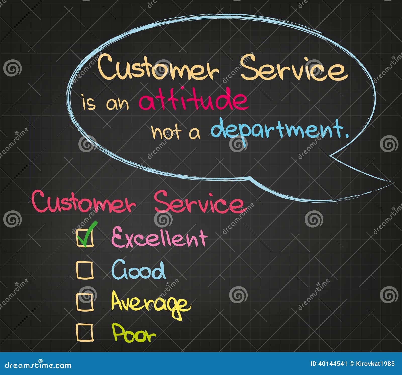 Customer Service stock vector. Illustration of smile - 40144541