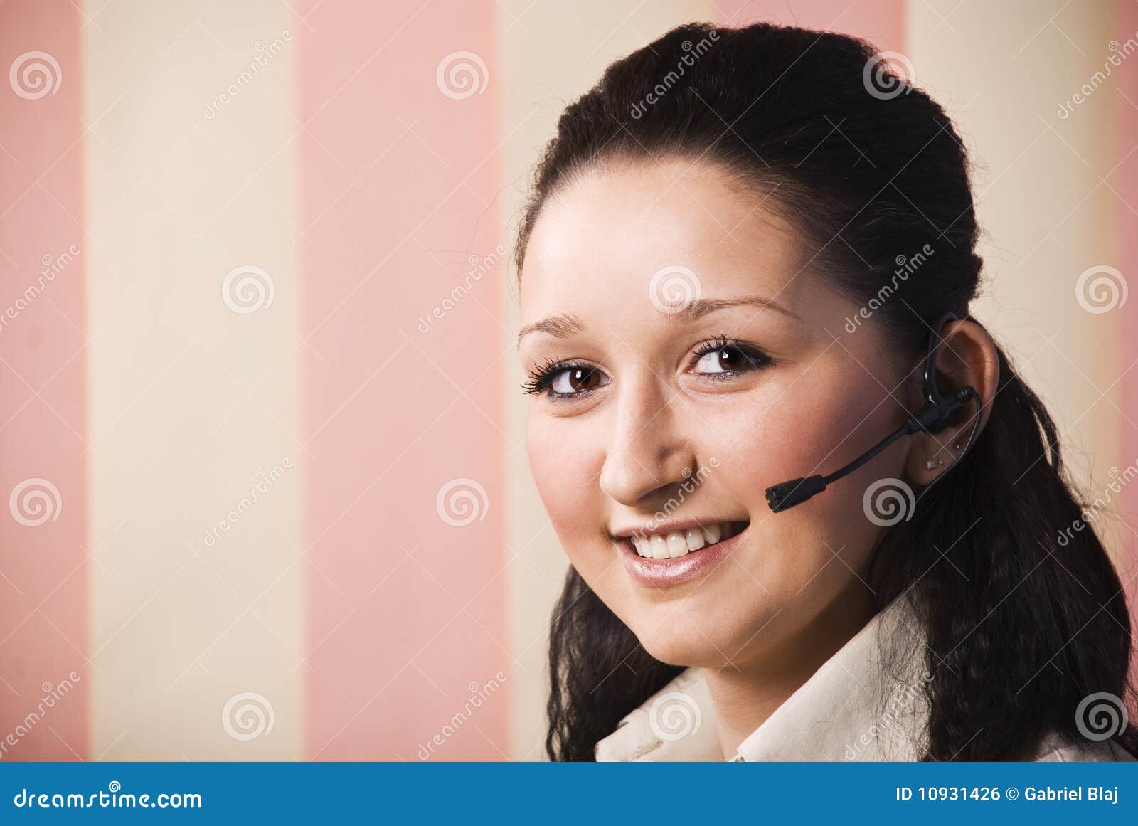 Customer Service Young Woman Stock Photo - Image of executive ...