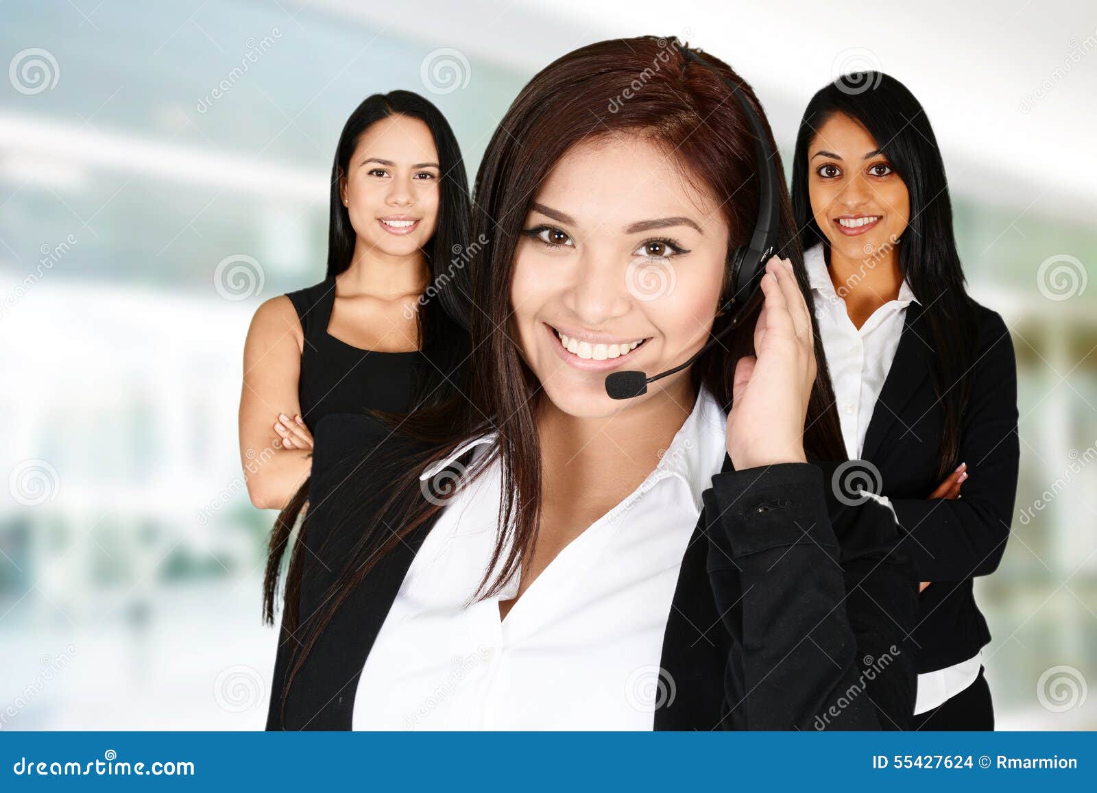 Customer Service stock photo. Image of service, pretty - 55427624
