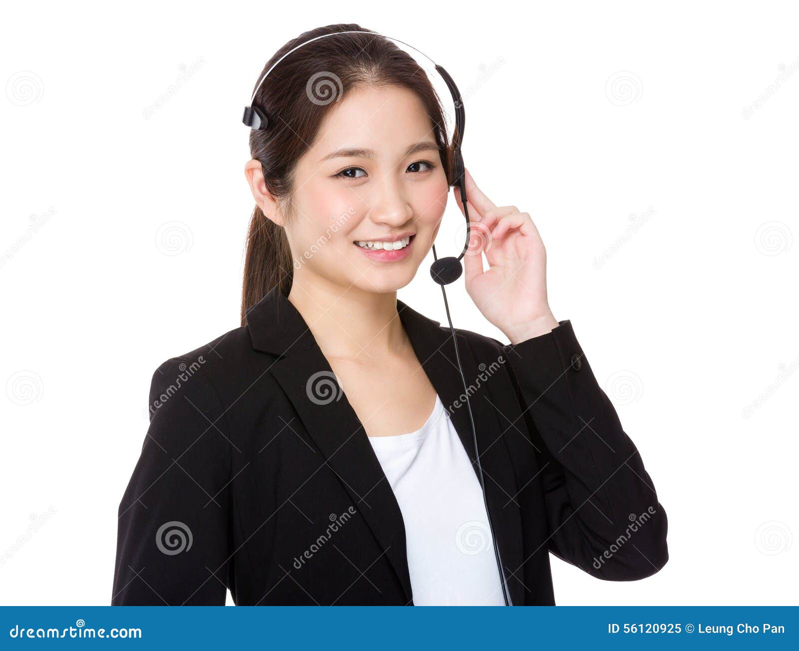 Customer services officer stock image. Image of business - 56120925