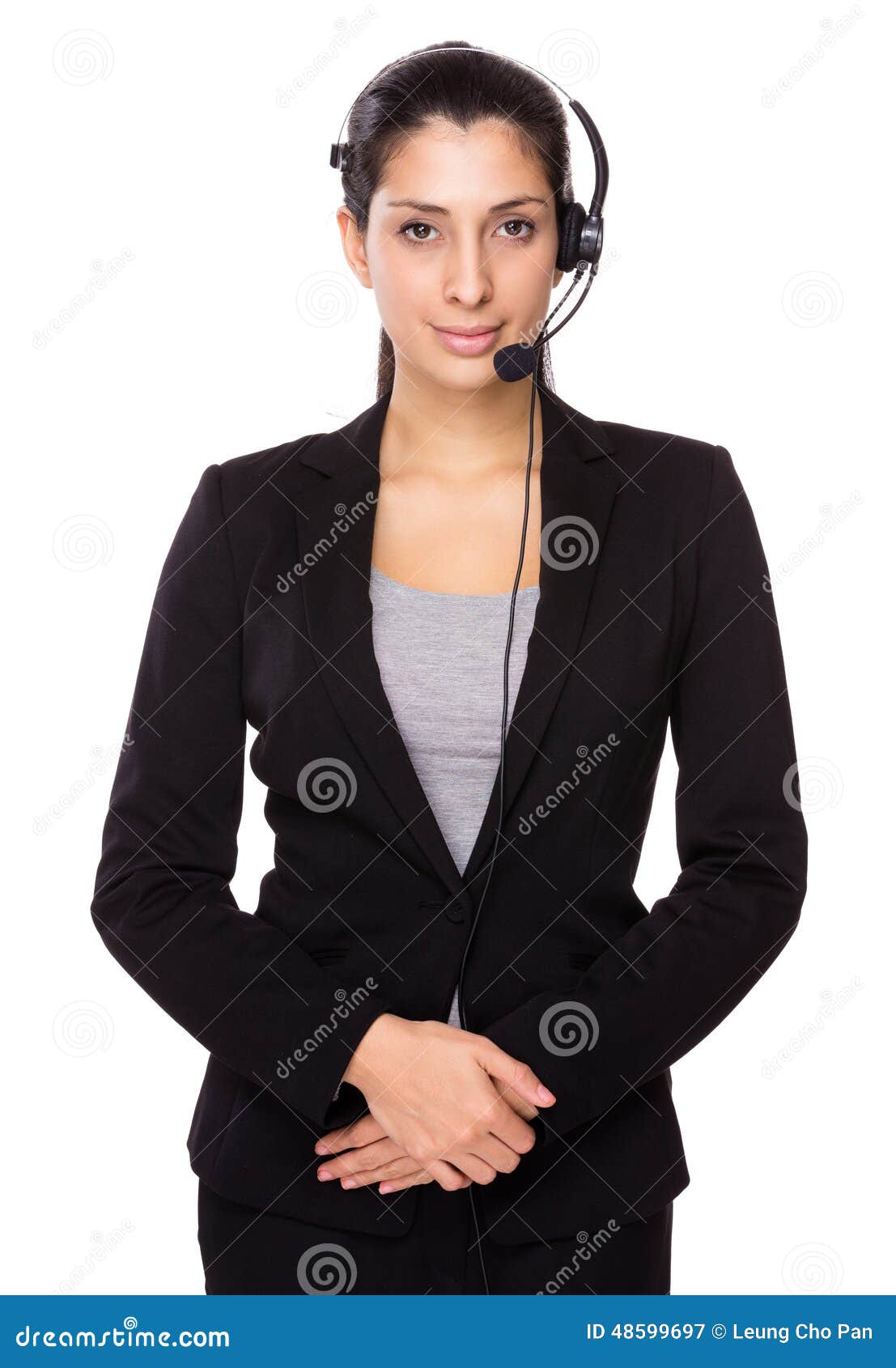 Customer services operator stock image. Image of manager - 48599697