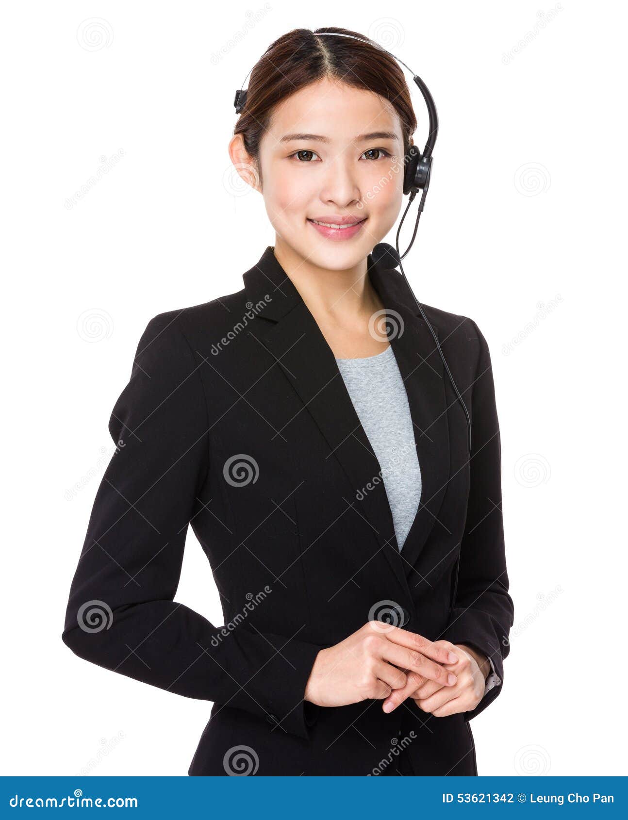 Customer Services Representative Stock Photo - Image of japanese, asian ...
