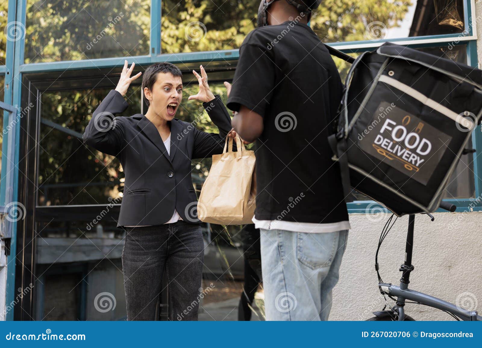 Customer Shouting at Food Delivery Courier, Problem with Order Stock ...