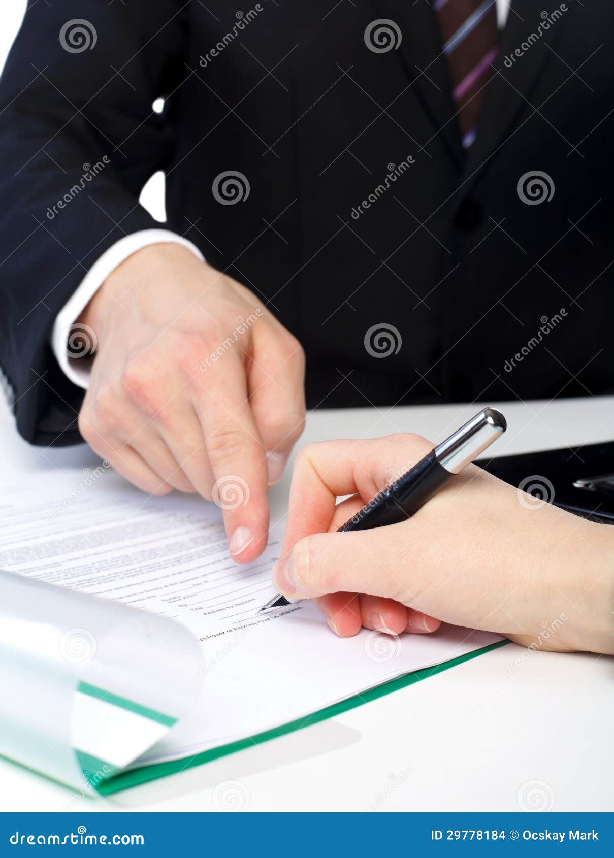 The deal signing stock photo. Image of notes, document - 29778184