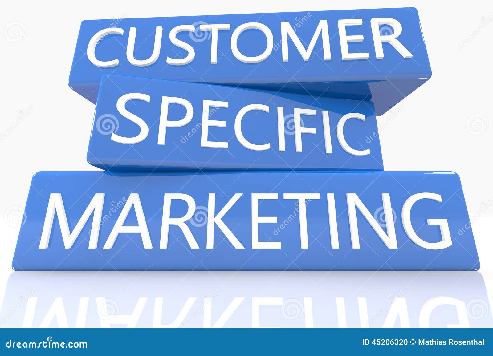 Customer Specific Marketing Stock Illustration - Illustration of goal ...