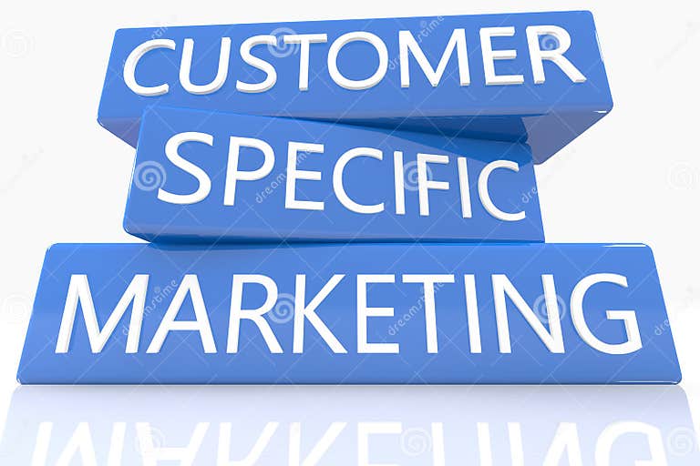 Customer Specific Marketing Stock Illustration - Illustration of goal ...