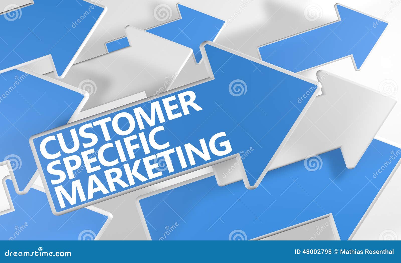 Customer Specific Marketing Stock Illustration - Illustration of ...