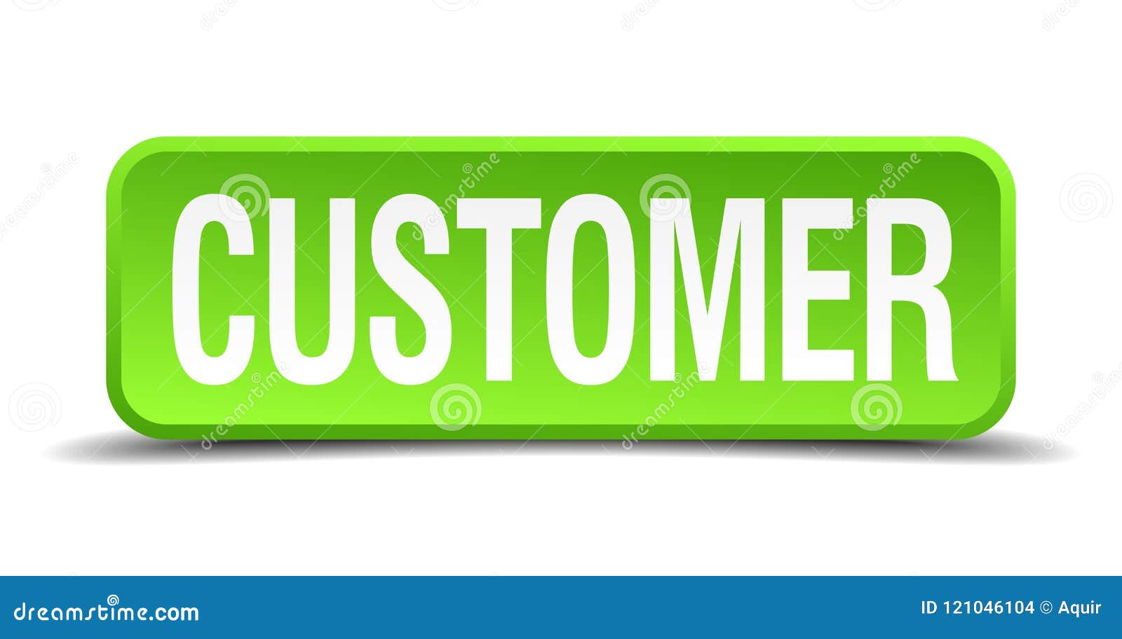 Customer button stock vector. Illustration of vector - 121046104