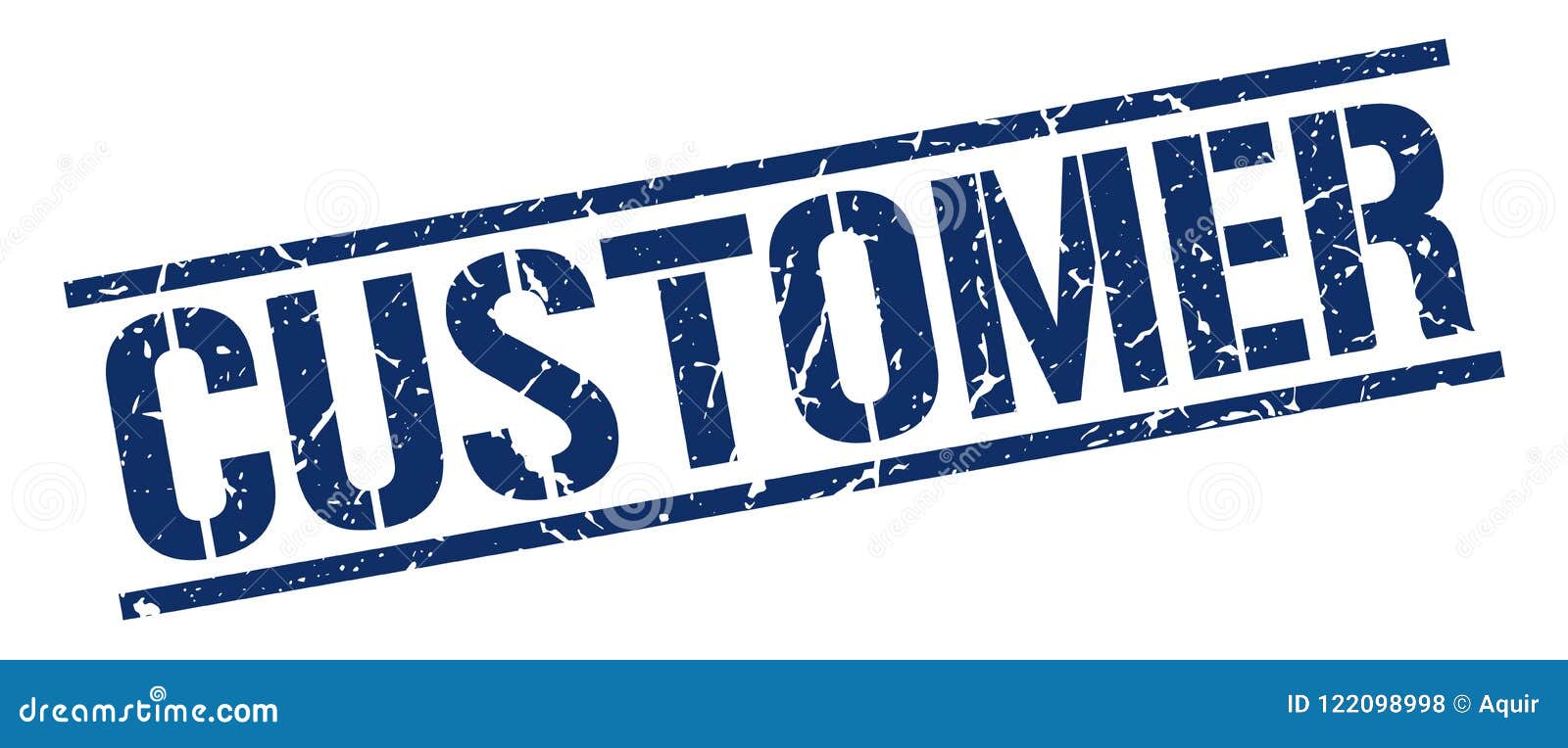 Customer stamp stock vector. Illustration of grunge - 122098998