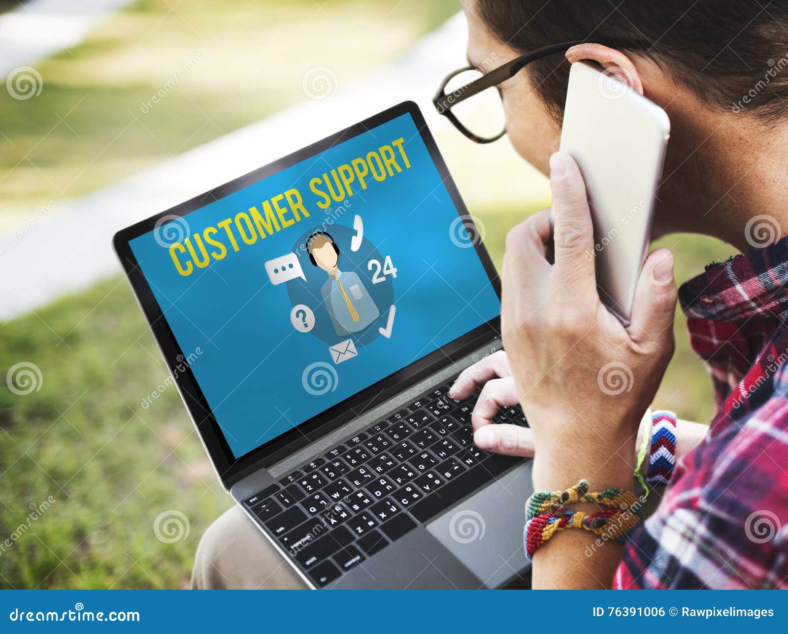 Customer Support Contact Center Advice Concept Stock Photo - Image of ...