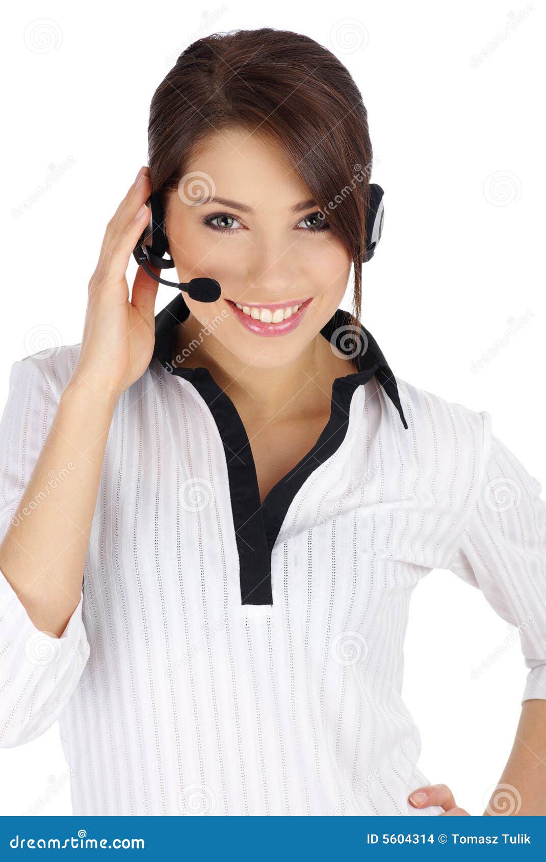 Customer support girl stock photo. Image of customer, online - 5604314