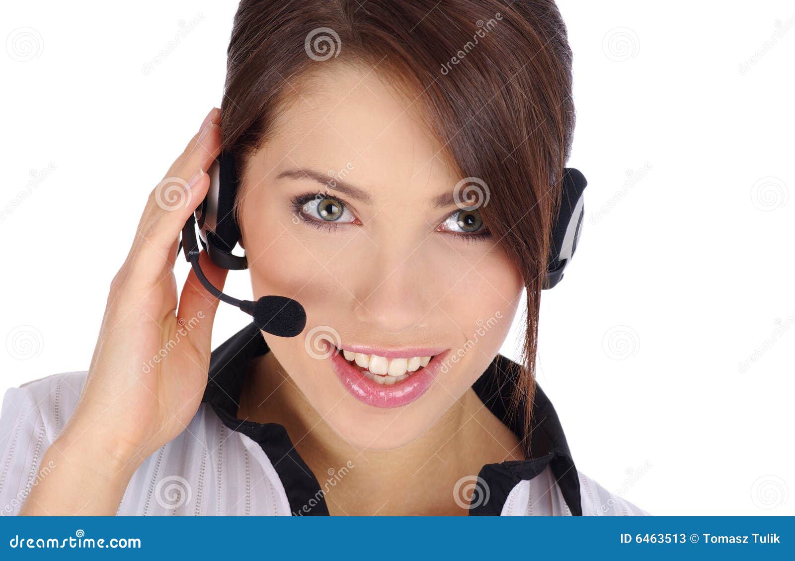 Customer support girl stock image. Image of consultation - 6463513