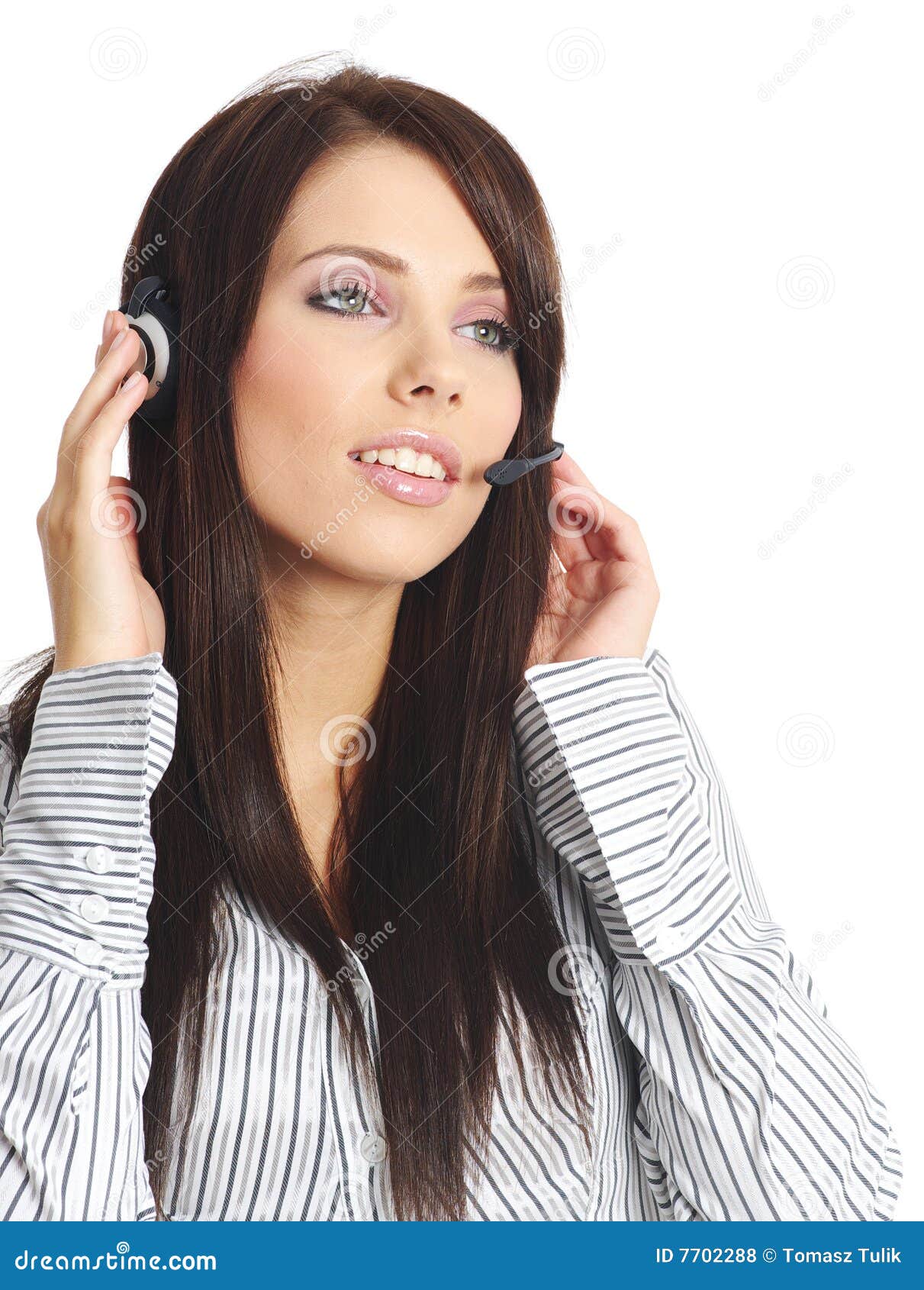Customer support girl stock photo. Image of helpdesk, female - 7702288