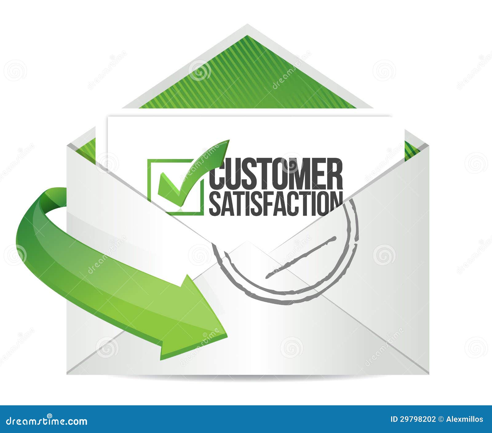 Customer Support Mail Message Communication Stock Illustration ...