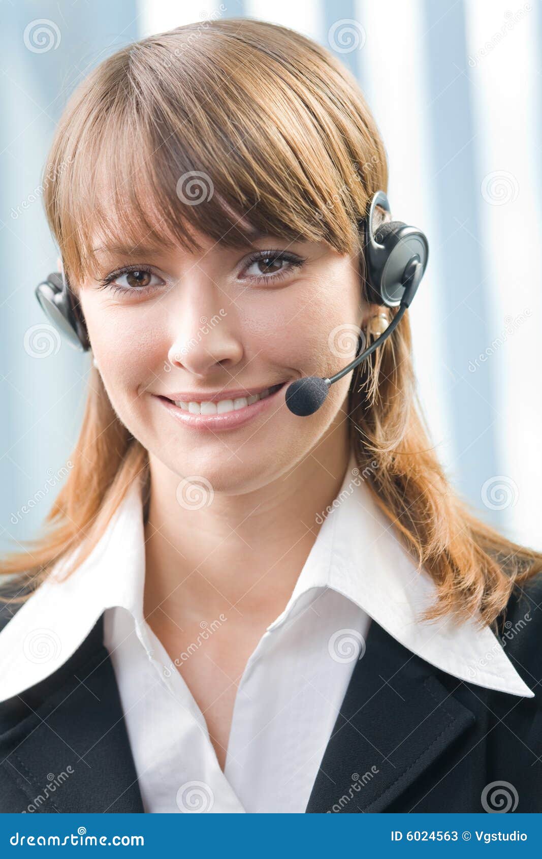 Customer support operator stock image. Image of client - 6024563