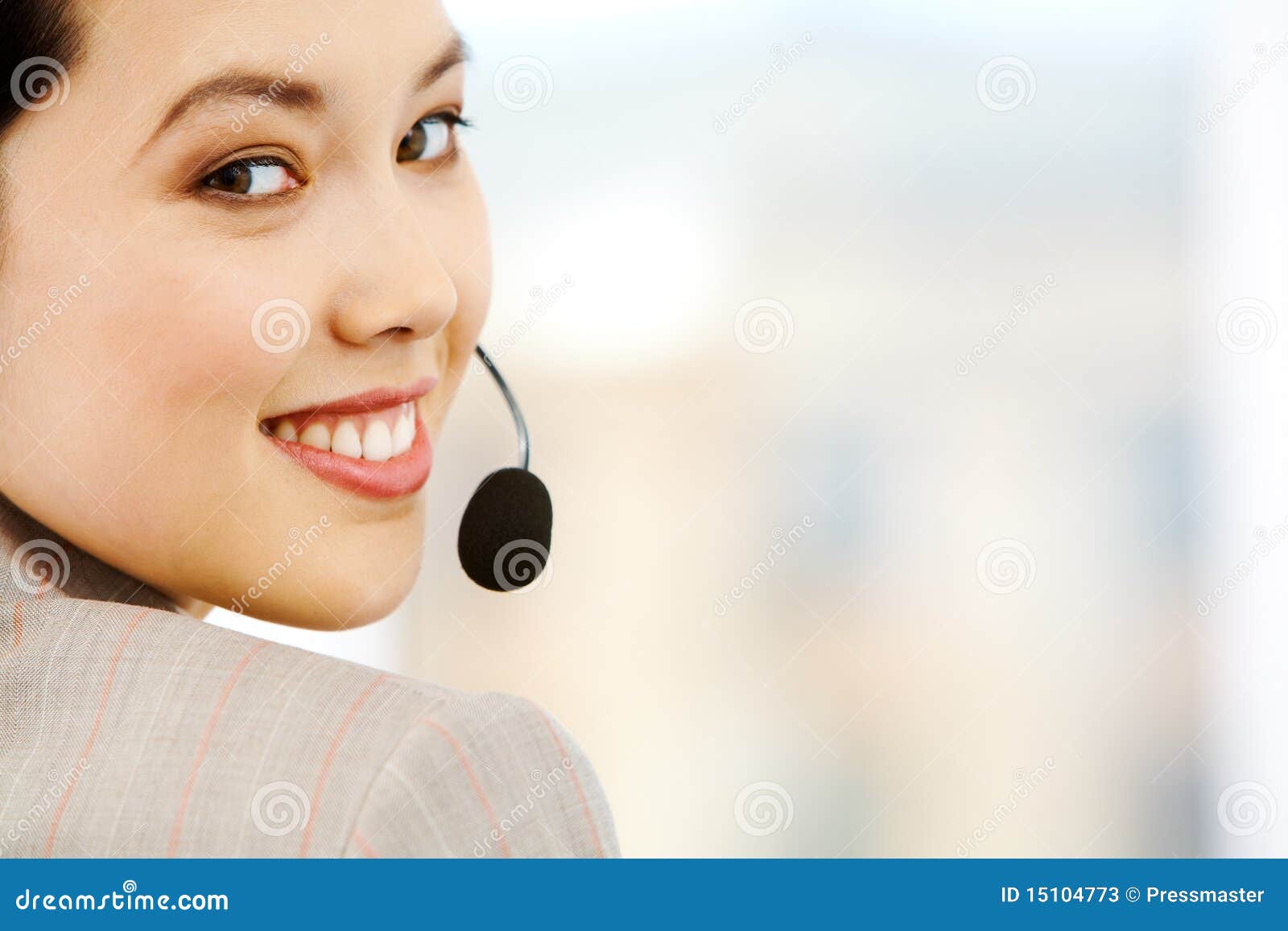 Customer Support Representative Stock Image - Image of happy, call ...