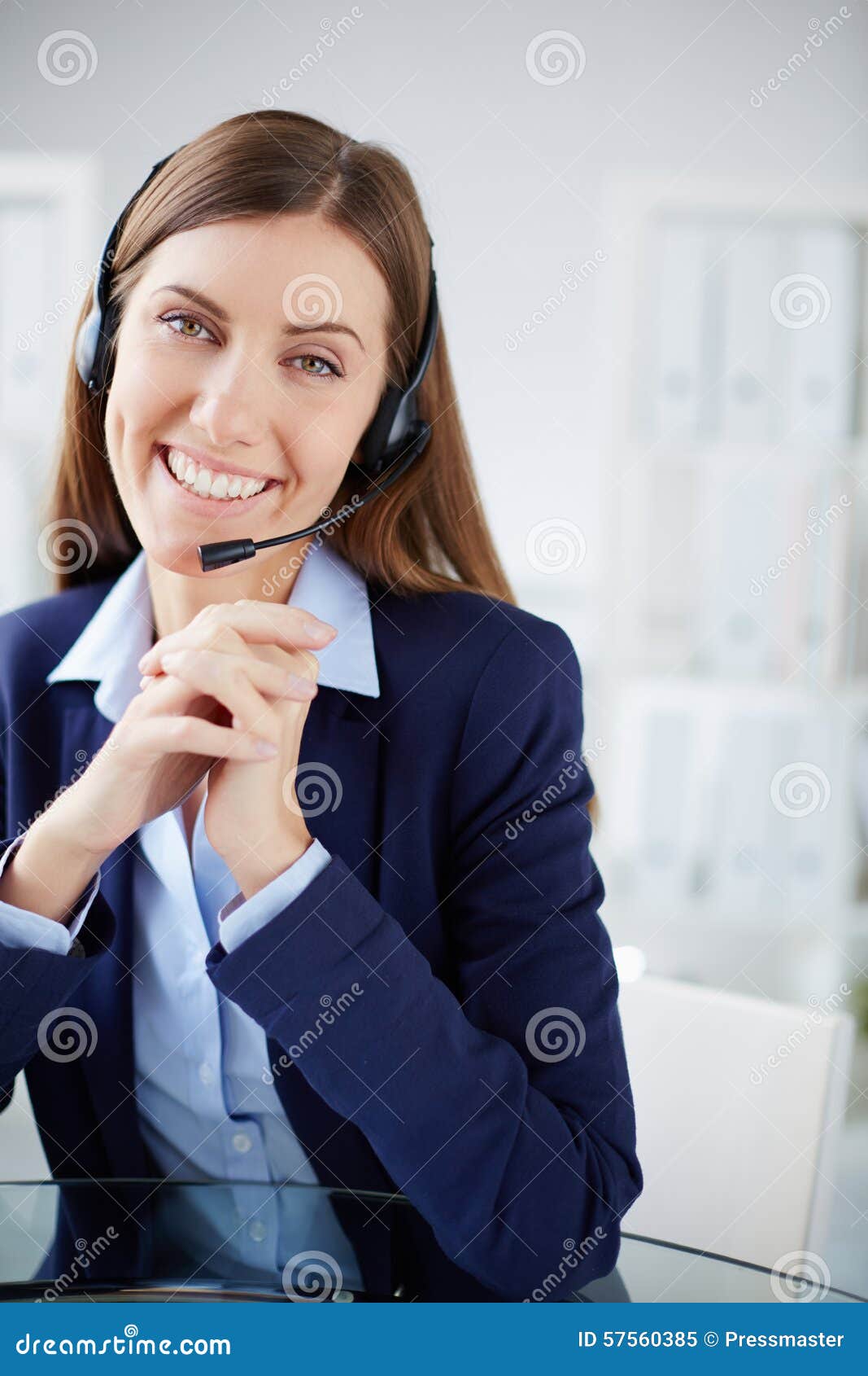 Customer Support Representative Stock Image - Image of friendly, people ...
