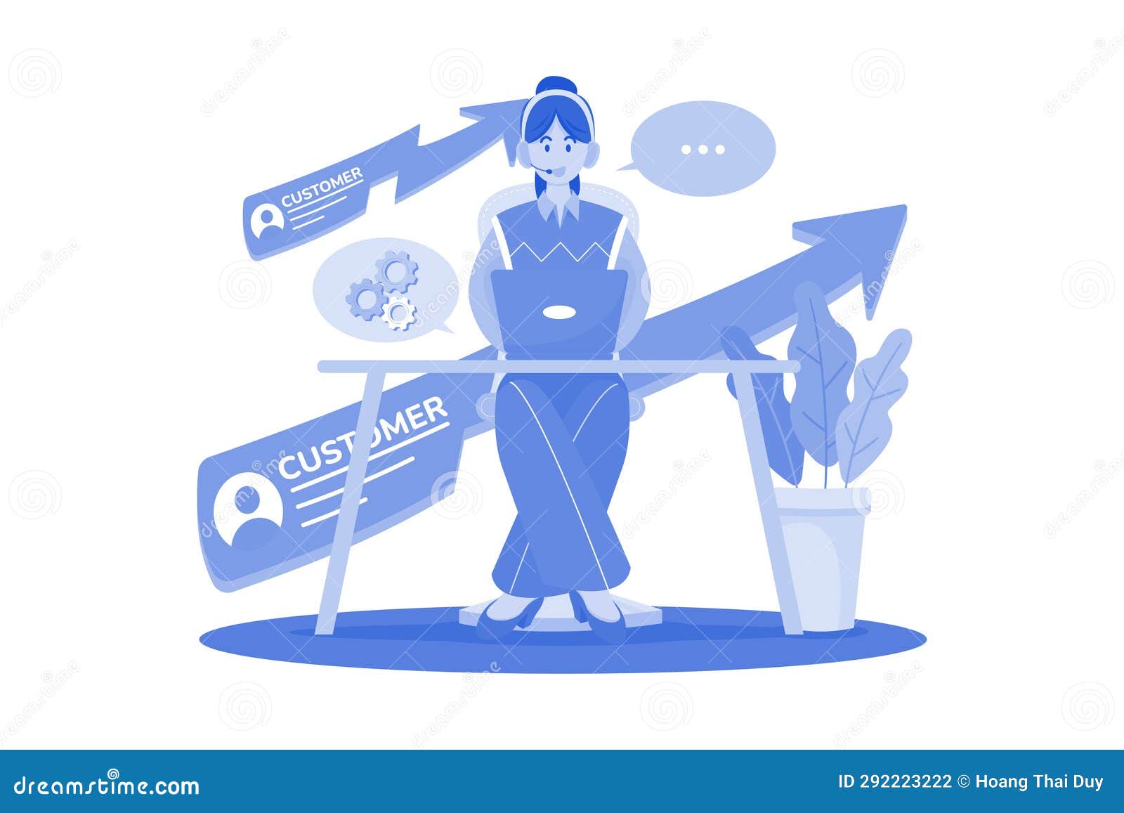 Customer Respond And Comment Banner For Feedback With Neon Frame Vector ...