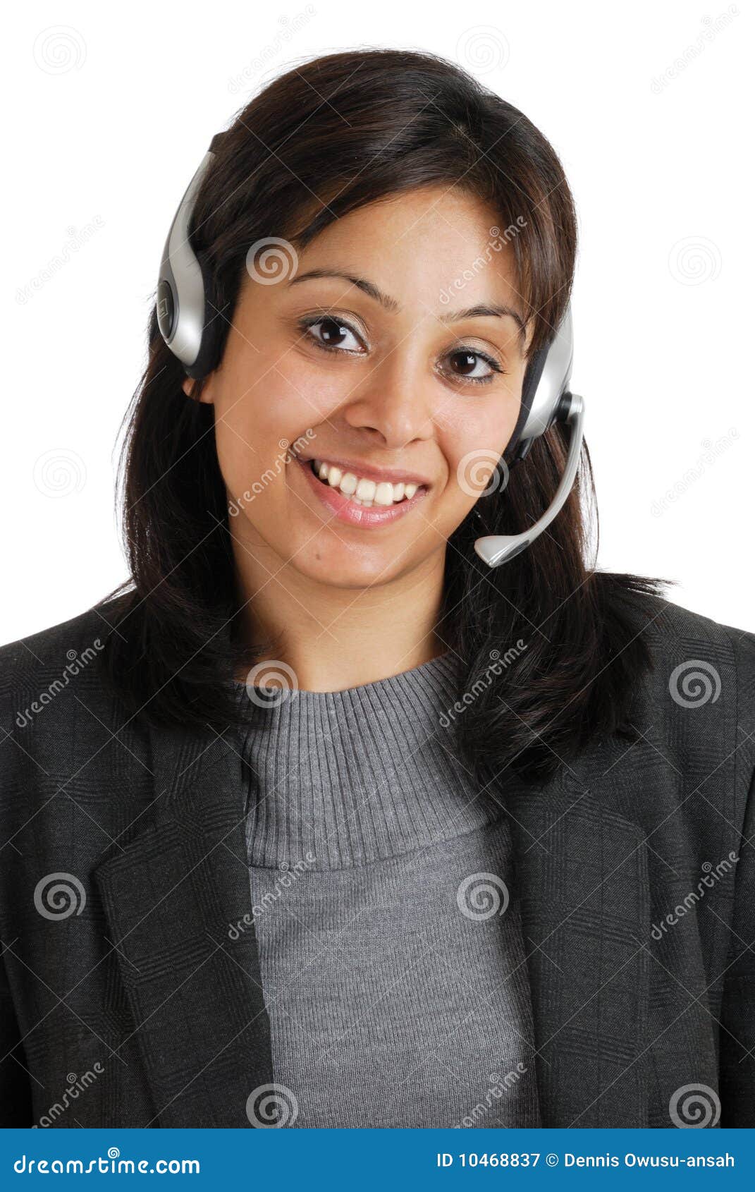 Customer support smiling stock image. Image of operator - 10468837
