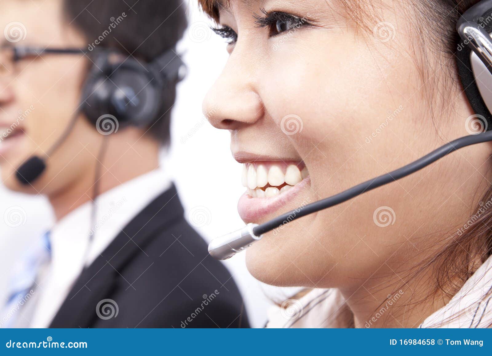Customer Support Team on the Phone Stock Photo - Image of cheerful ...