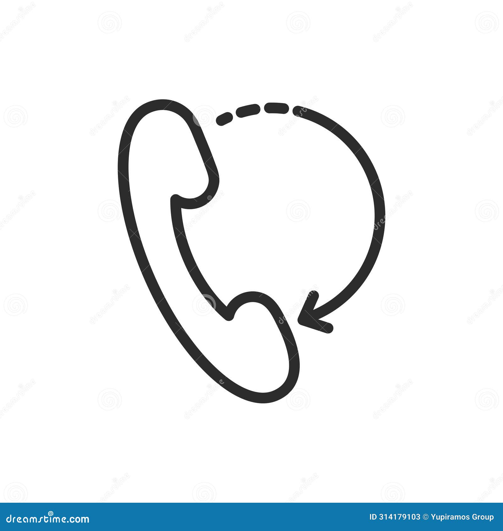 Customer Support Telephone Icon Stock Vector - Illustration of support ...