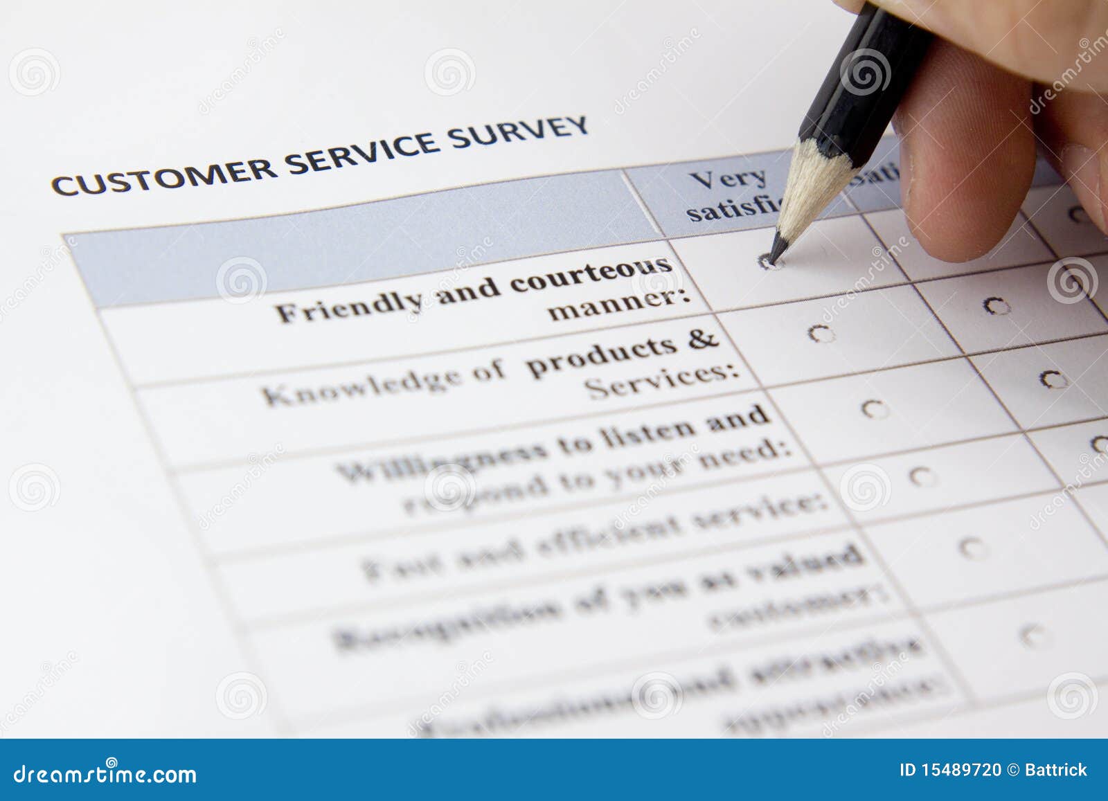 Customer survey stock photo. Image of questionnaire, feedback - 15489720