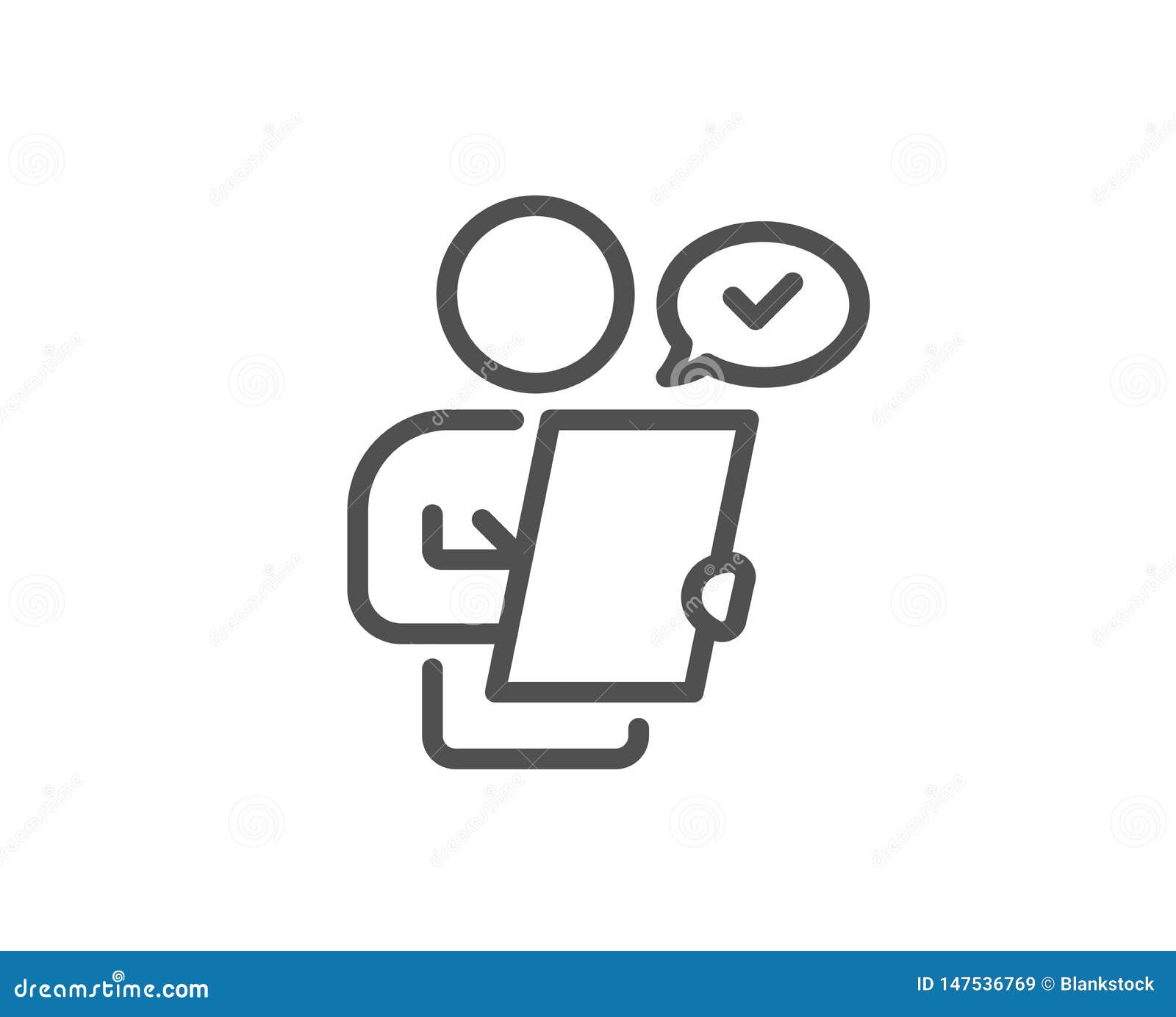 Survey Line Icons. Quiz And Checklist Stroke Pictograms, Customer ...