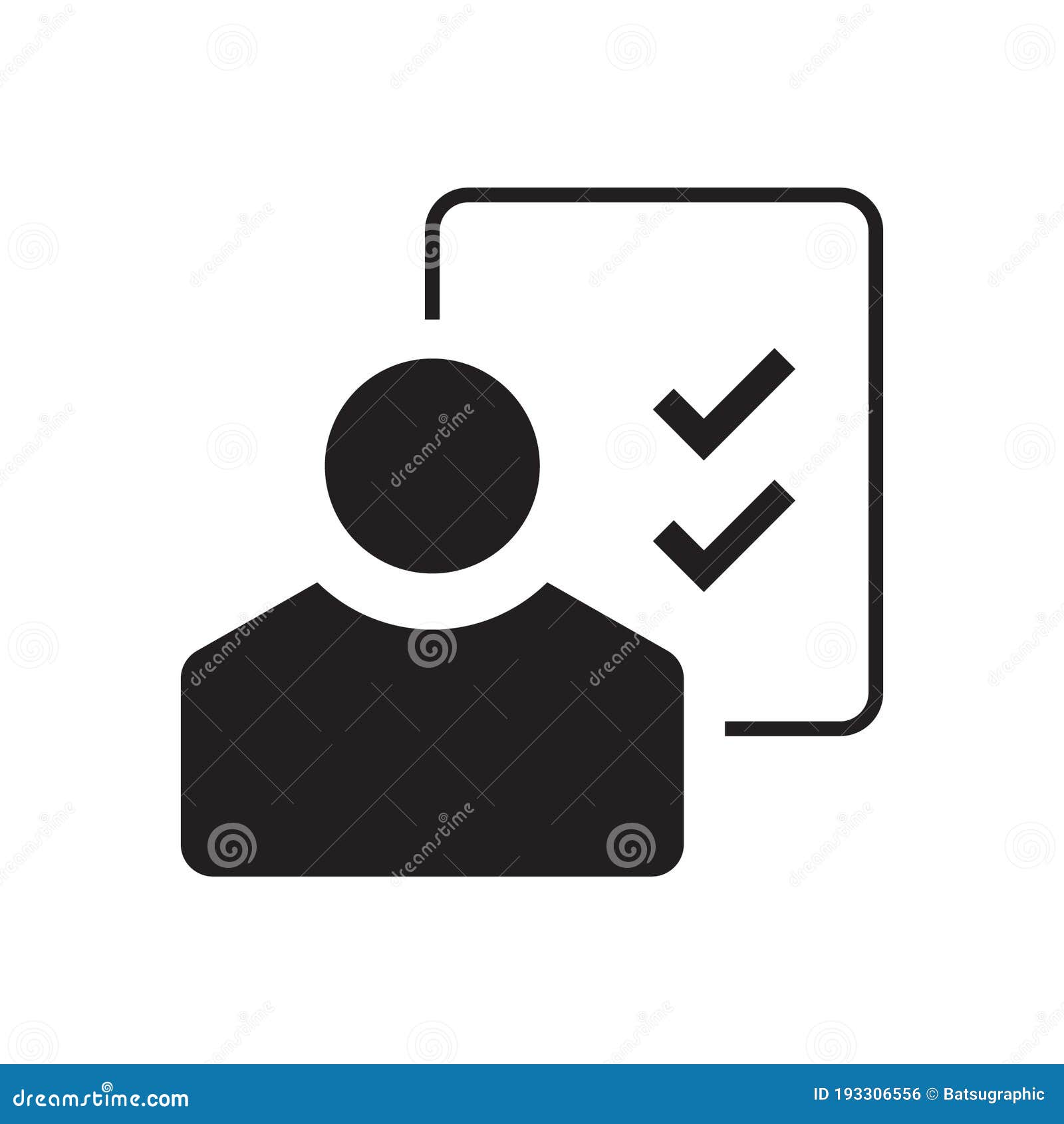 Customer Survey Vector Icon Logo Design Stock Vector - Illustration of ...