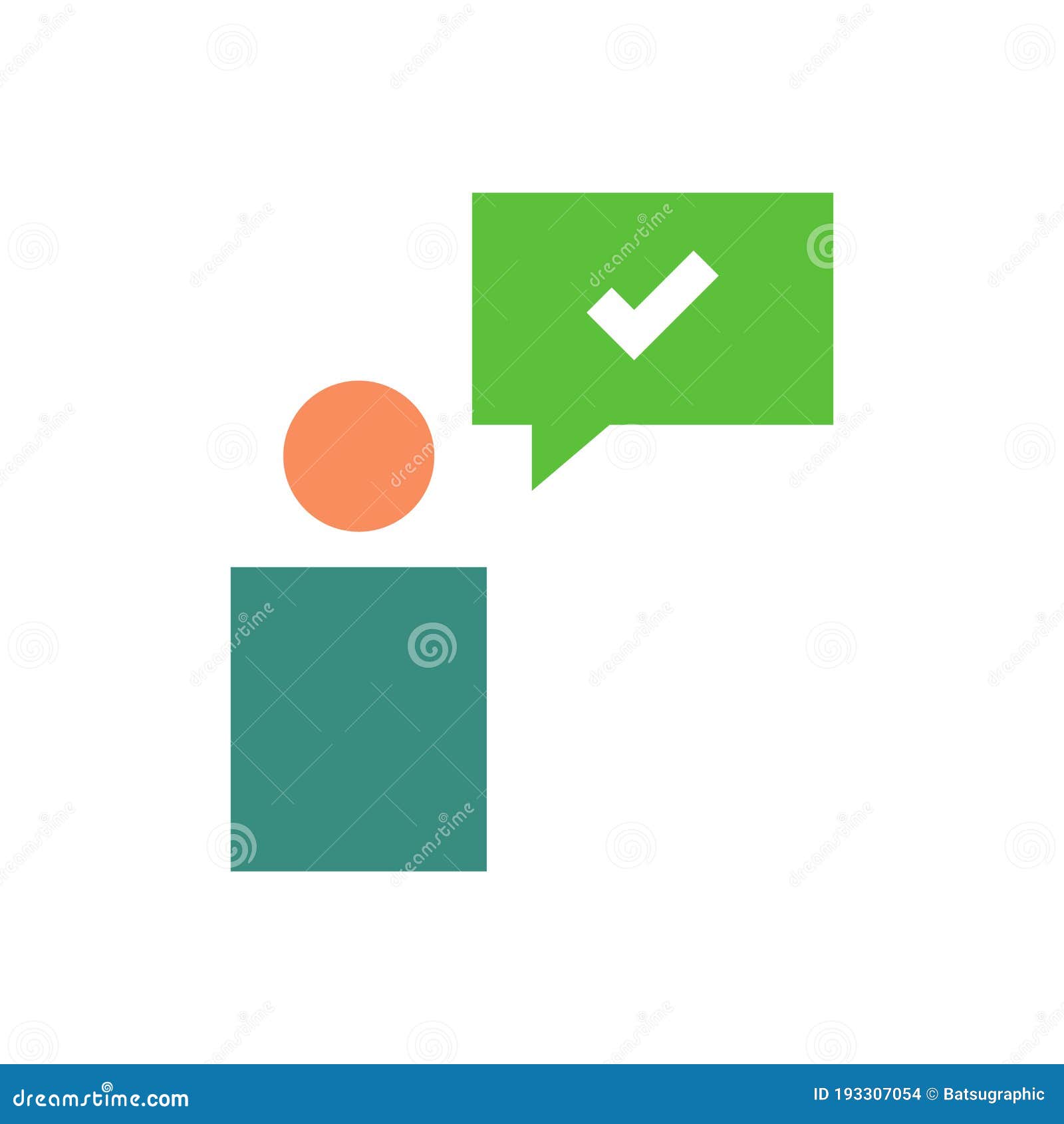 Customer Survey Vector Icon Logo Design Stock Vector - Illustration of ...