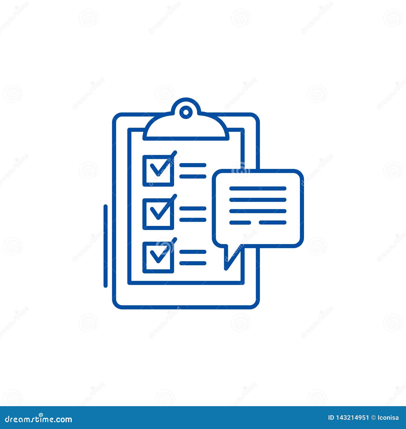 Surveys Line Icons Signs Set. Design Collection Of Survey, Polls ... Surveys Line Icons Signs Set. Design Collection Of Survey, Polls ...